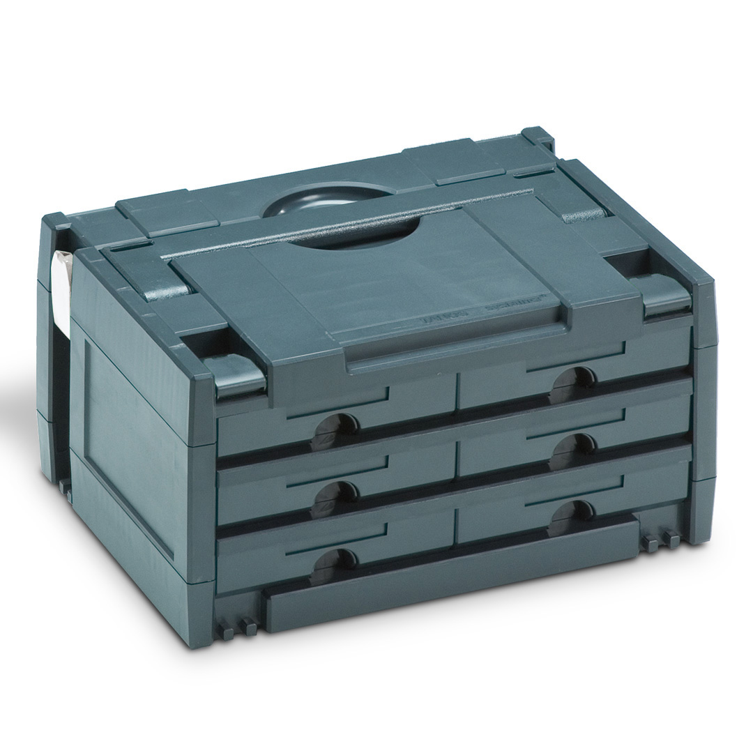 systainer® III à tiroirs - variante 4 | anthracite (RAL 7016 ...