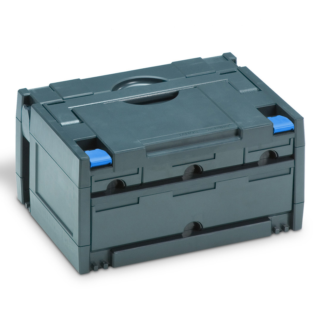 systainer® III à tiroirs - variante 1 | anthracite (RAL 7016) | bleu ...