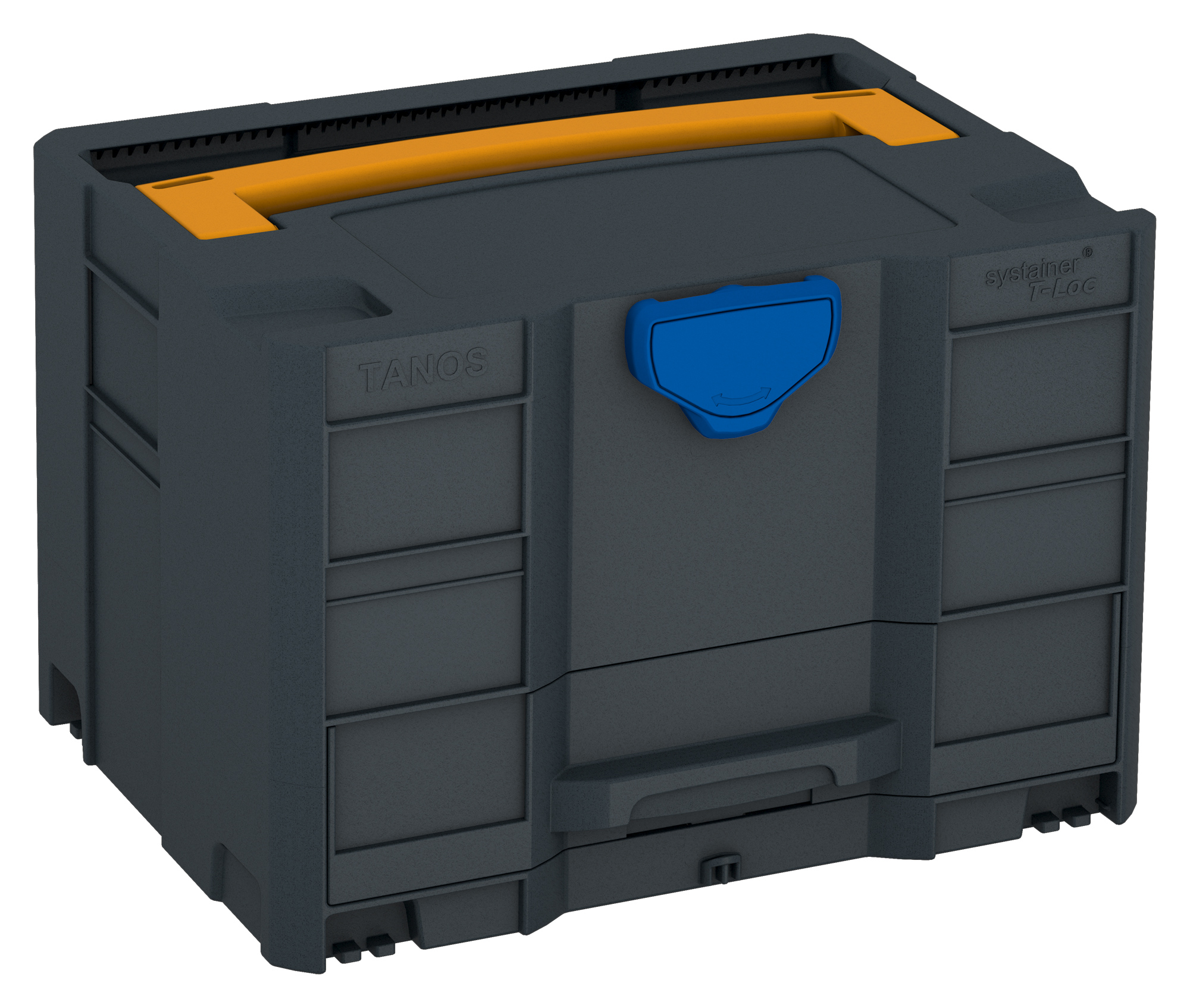 systainer® T-Loc „SYS-Combi II“ | Anthrazit (RAL 7016) | Narzissengelb ...