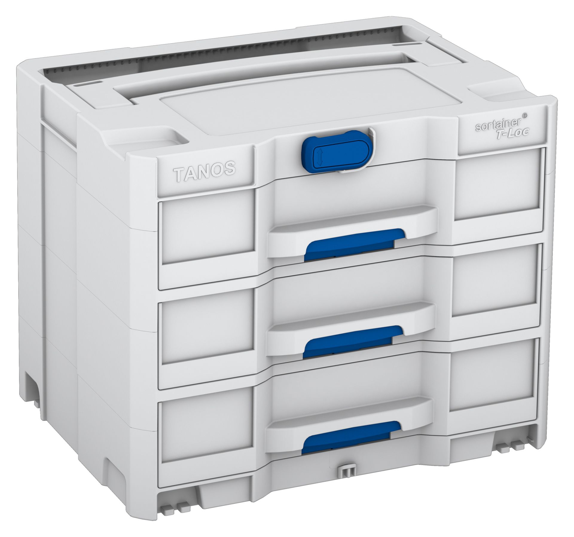 Sortainer T-Loc „SYS-Sort IV / 3“ | Lichtgrau (RAL 7035) | Lichtgrau ...