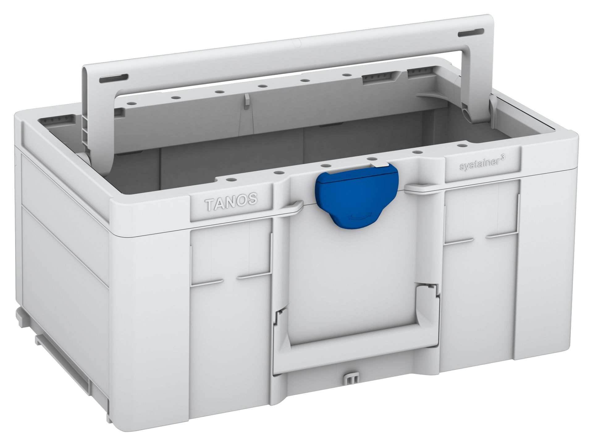 Systainer³ ToolBox L 237 | Lichtgrau (RAL 7035) | Signalblau (HKS 43 K ...