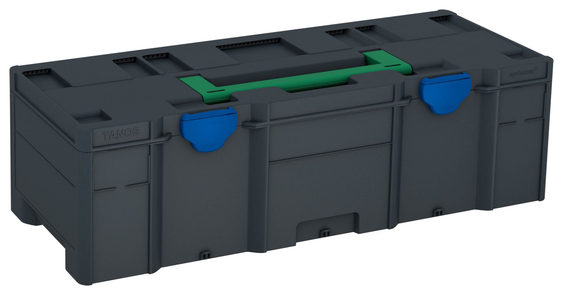 Systainer³ XXL 237 | Anthrazit (RAL 7016) | Signalblau (HKS 43 K ...