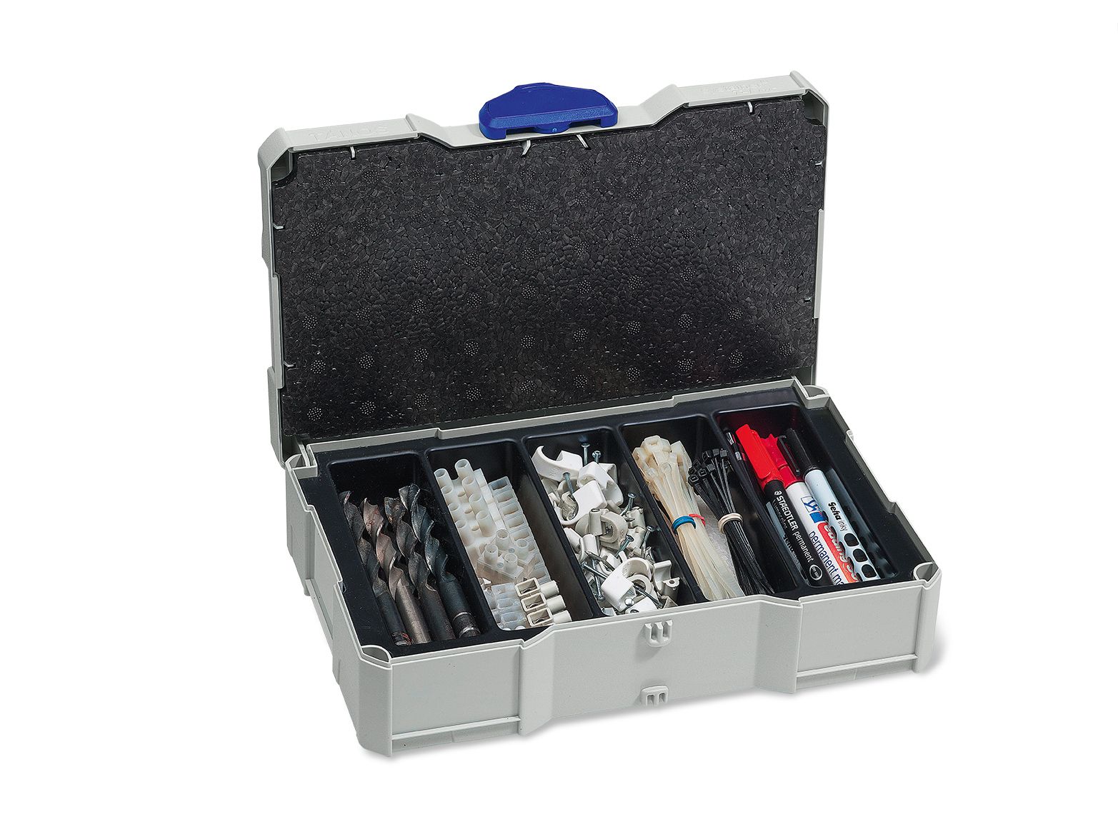 MINI-systainer® T-Loc I für Kleinteile mit 5-fach Einteilung ...